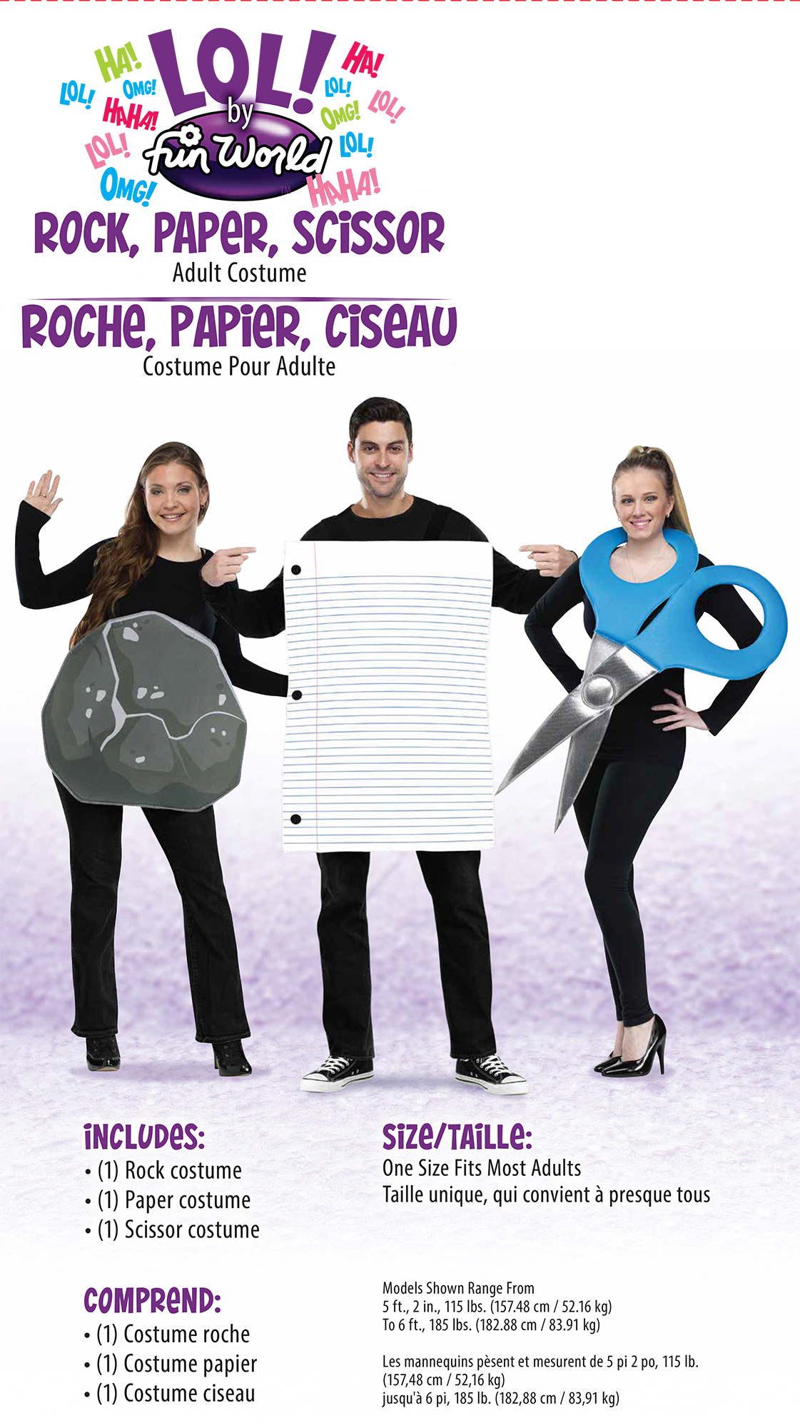 Rock, Paper, Scissor - Adult