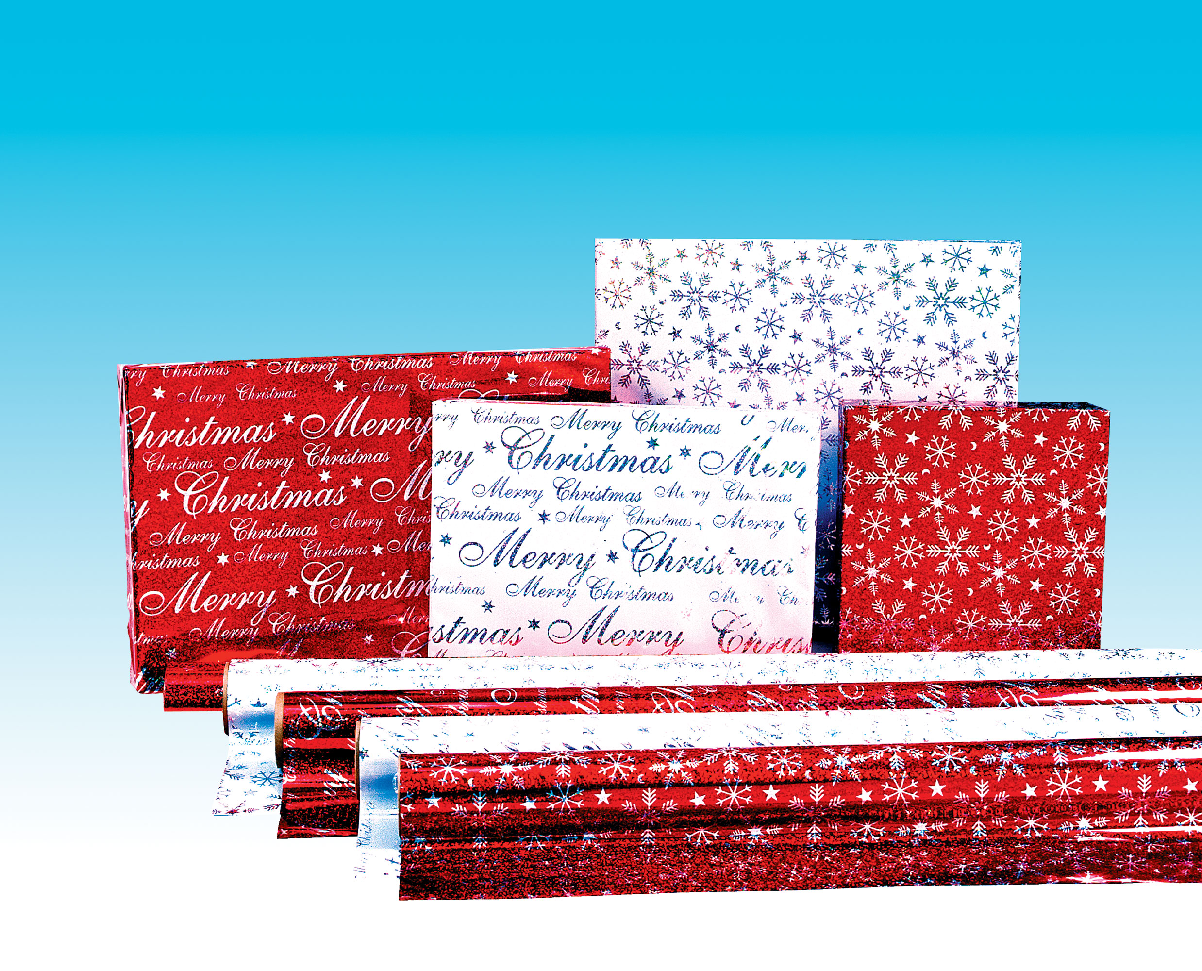 30x6 Holo Red & Snow Wrap