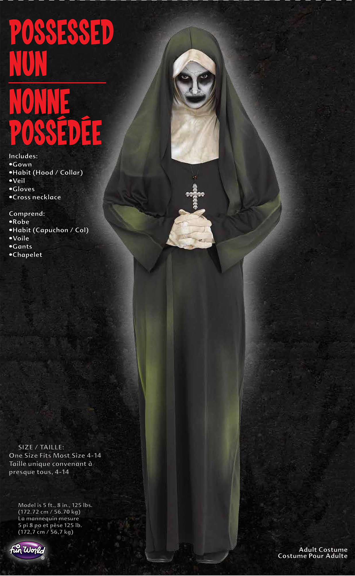 Possessed Nun - Adult