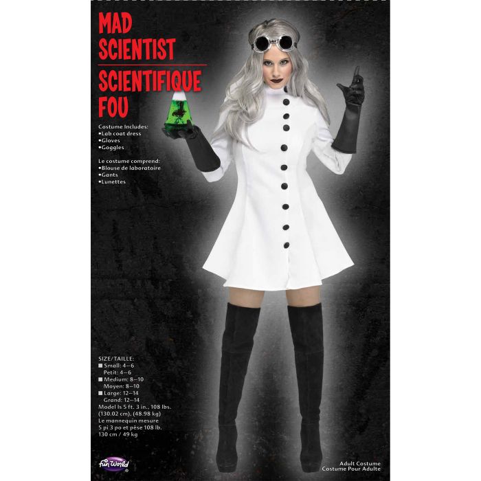 Mad Scientist Costume Women