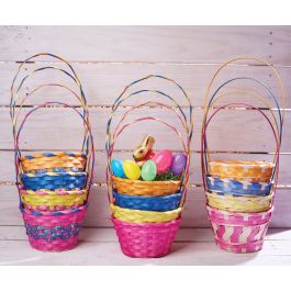 7.5" Color Party BAsket Assortment