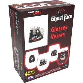 Ghost Face® Wine Tumbler Set/4