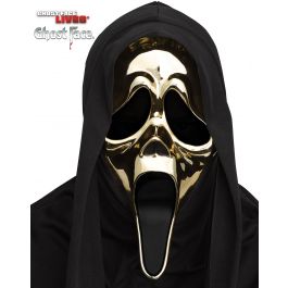 Ghost Face® Golden Metallic Mask