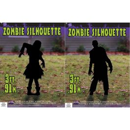 36" Zombie Yard Silhouettes